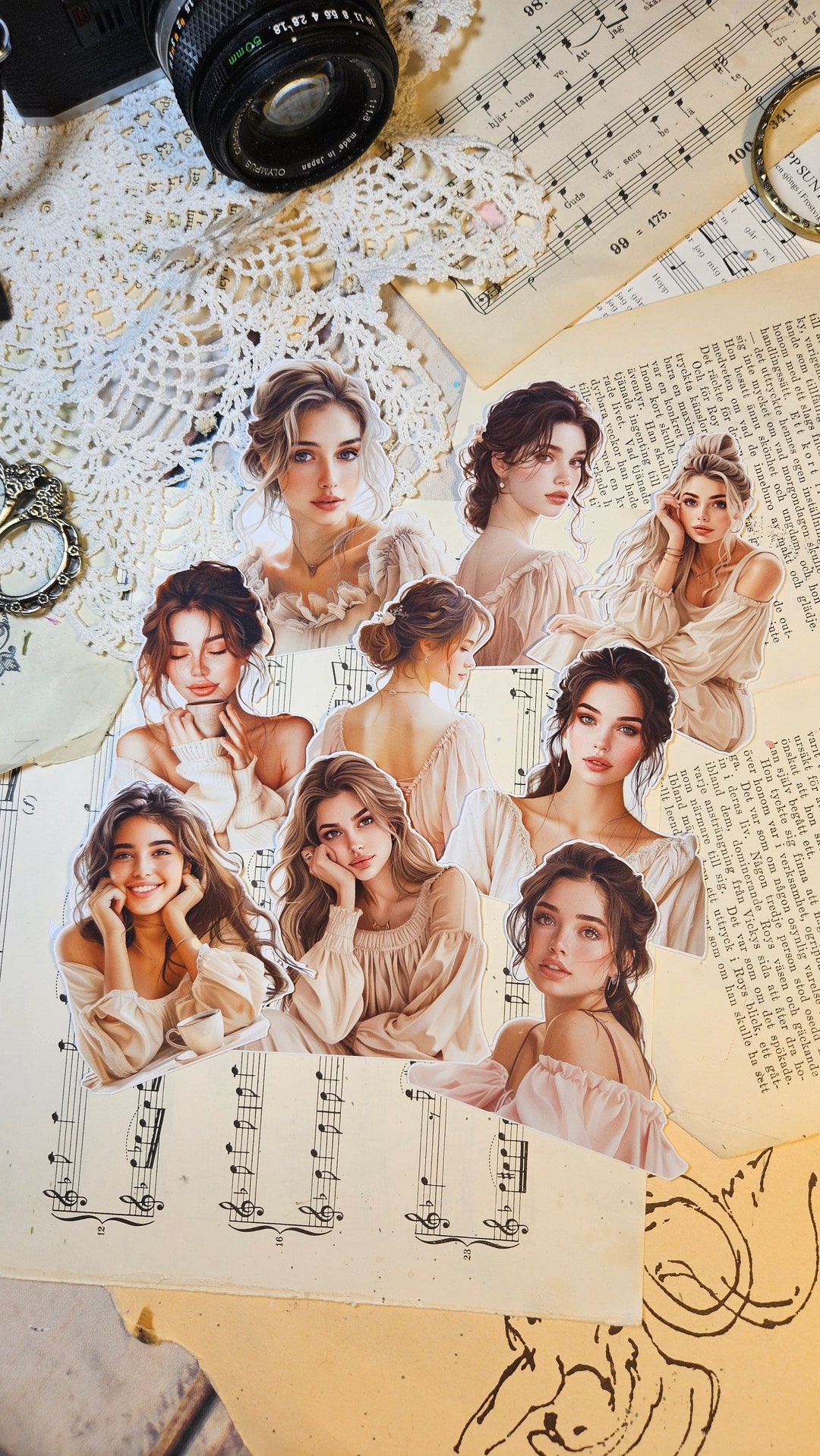 DEFECTED STICKERS V.3 Scrapbooking Card Making Art Journaling Paper ...