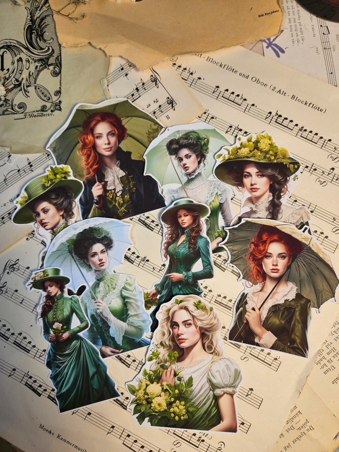 DEFECTED STICKERS V.4 Scrapbooking Card Making Art Journaling Paper ...