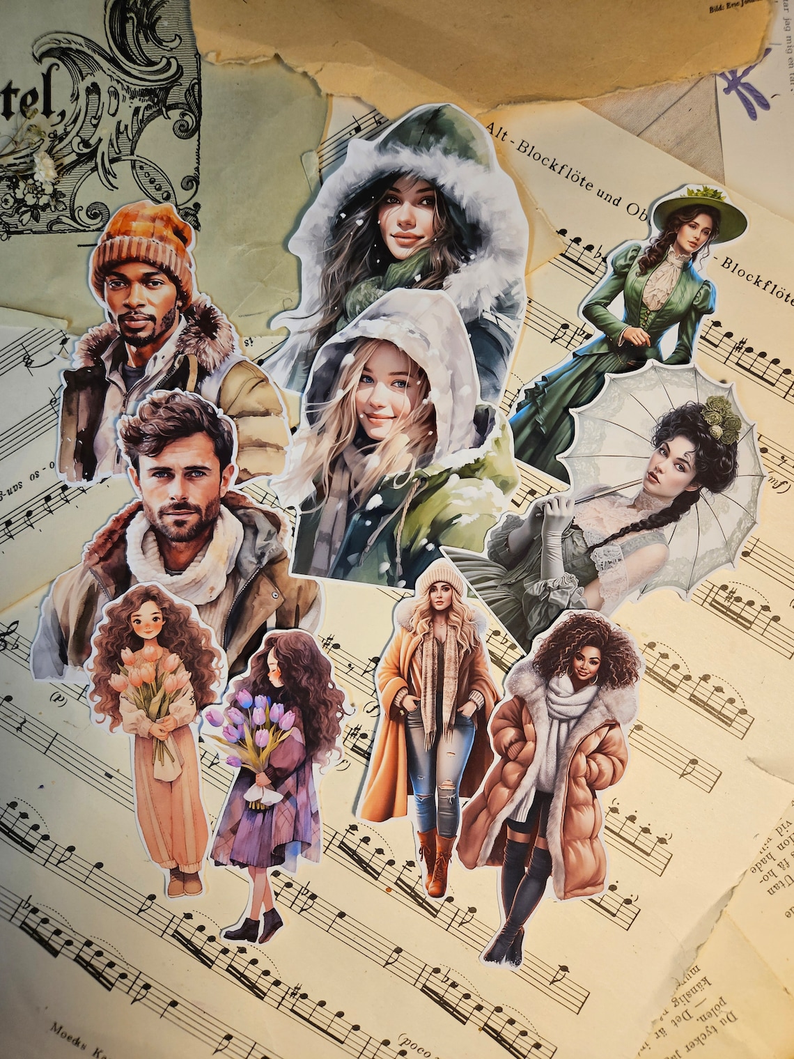 DEFECTED STICKERS V.4 Scrapbooking Card Making Art Journaling Paper ...