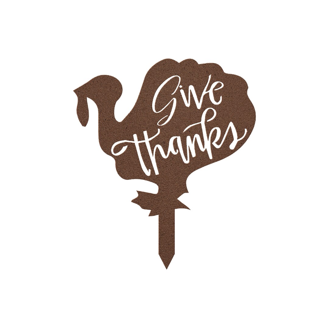 Give Thanks - Thanksgiving Garden/yard Sign - Etsy