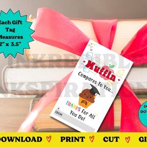 Teacher Appreciation Gift Tag Thank You Gifts Teacher Appreciation Week ...