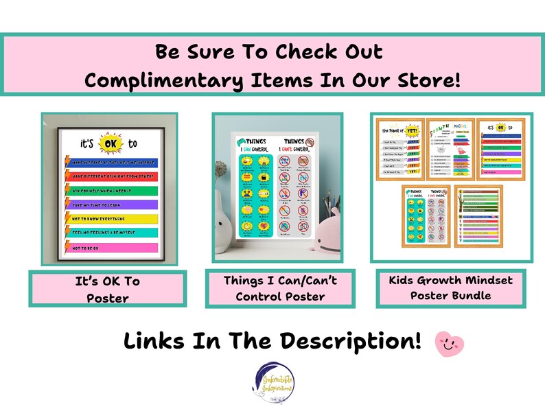 Growth Mindset Flashcard Printable Kid Self Esteem Tool Confidence ...