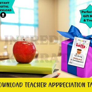 Teacher Appreciation Gift Tag Thank You Gifts Teacher Appreciation Week ...