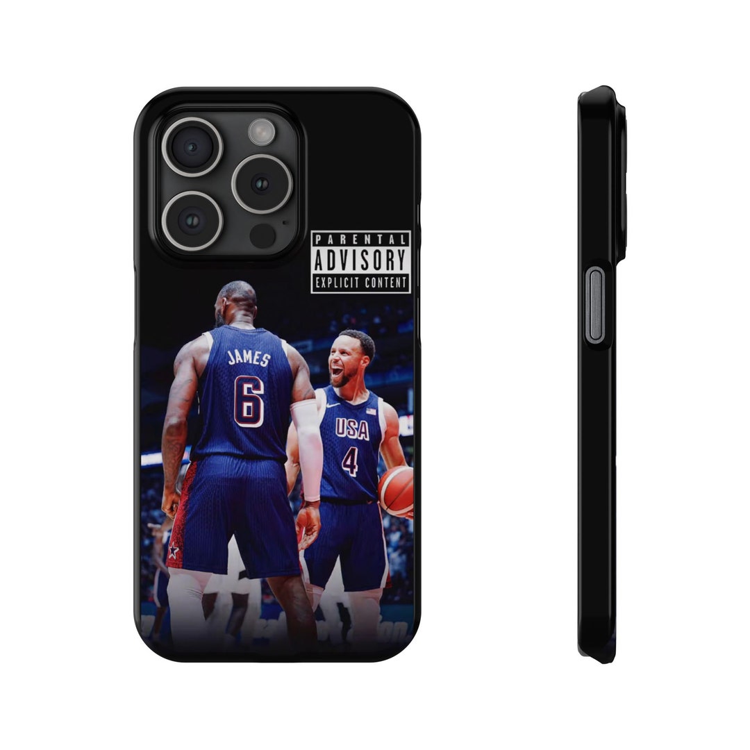 Lebron James Stephen Curry Team USA Phone Case, the Goats Phone Case ...