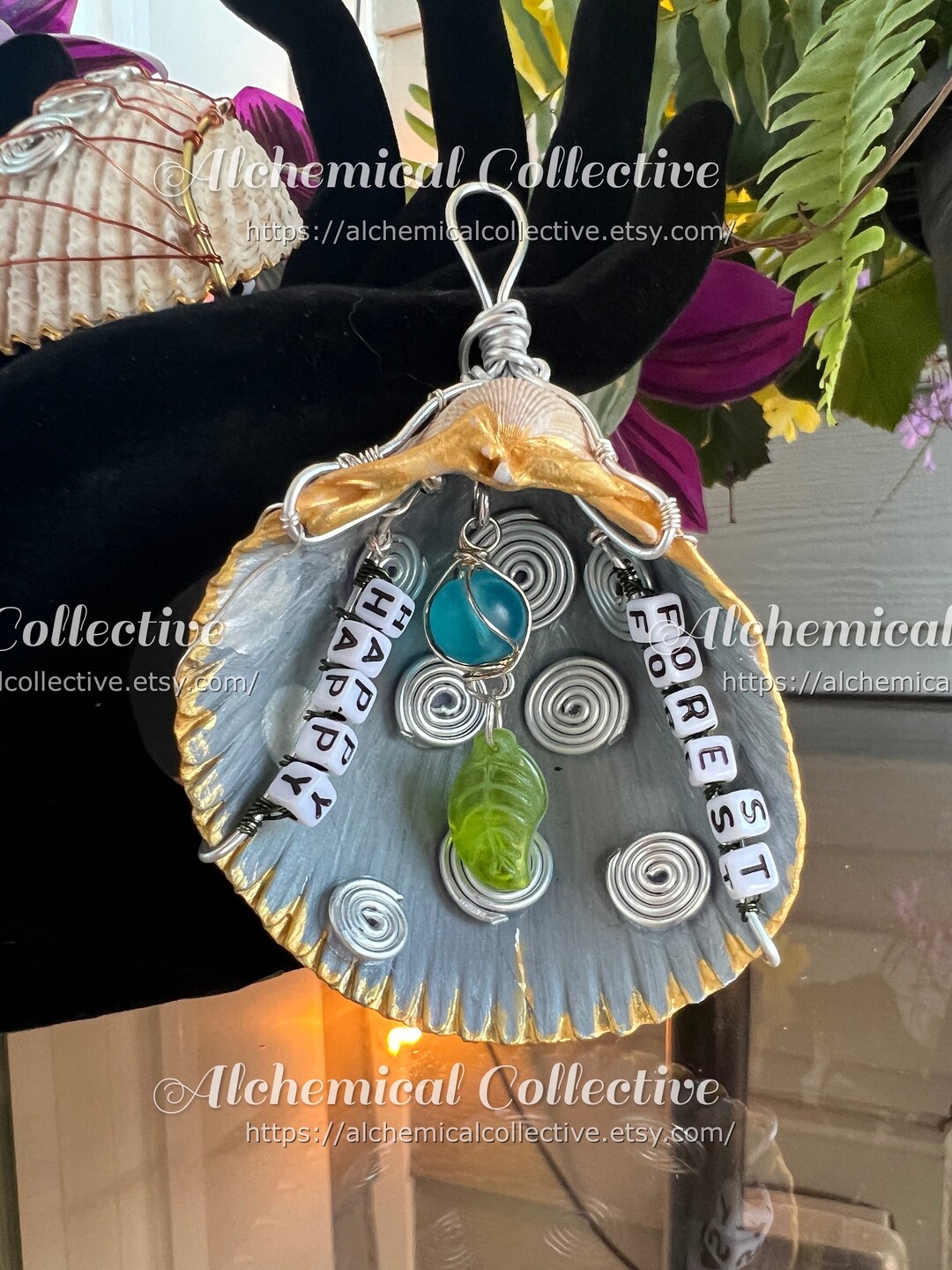 Happy Forest Commemorative Seashell leaf Drop - Etsy