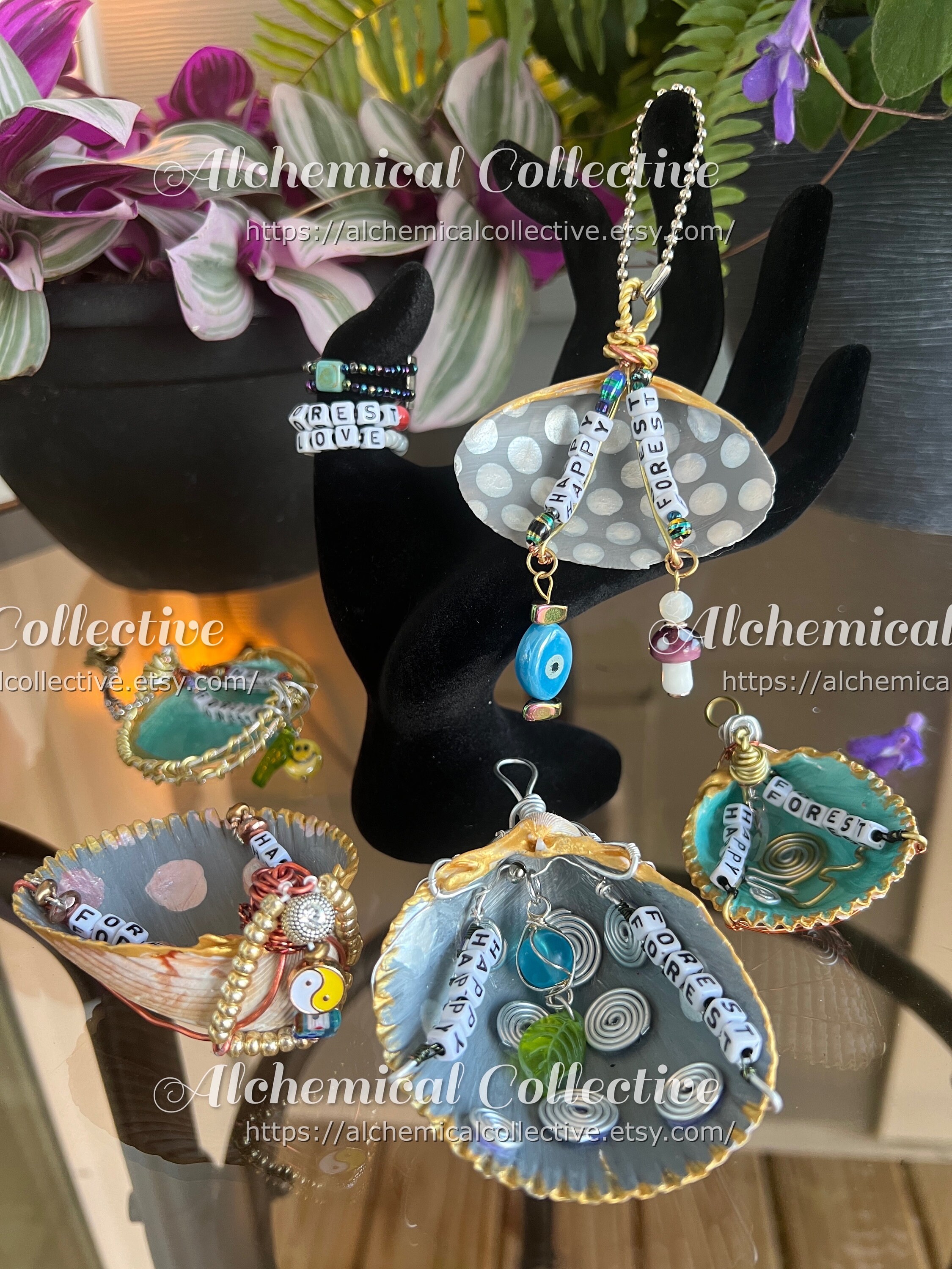 Happy Forest Commemorative Seashell {evil Eye} - Etsy