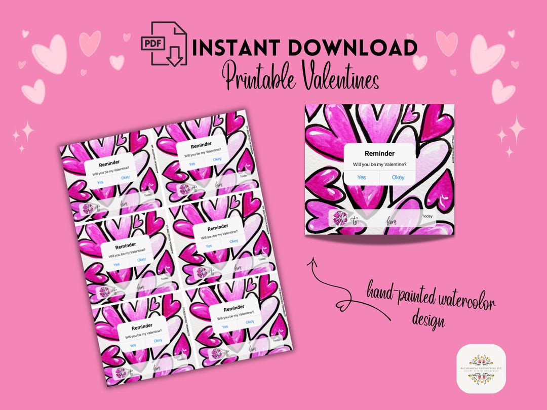Printable Reminder Valentines Cards, Funny iPhone Notification (digital ...