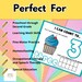 Counting Cupcake Playdough Mats Numbers 1-10 for Multi-sensory Learning ...