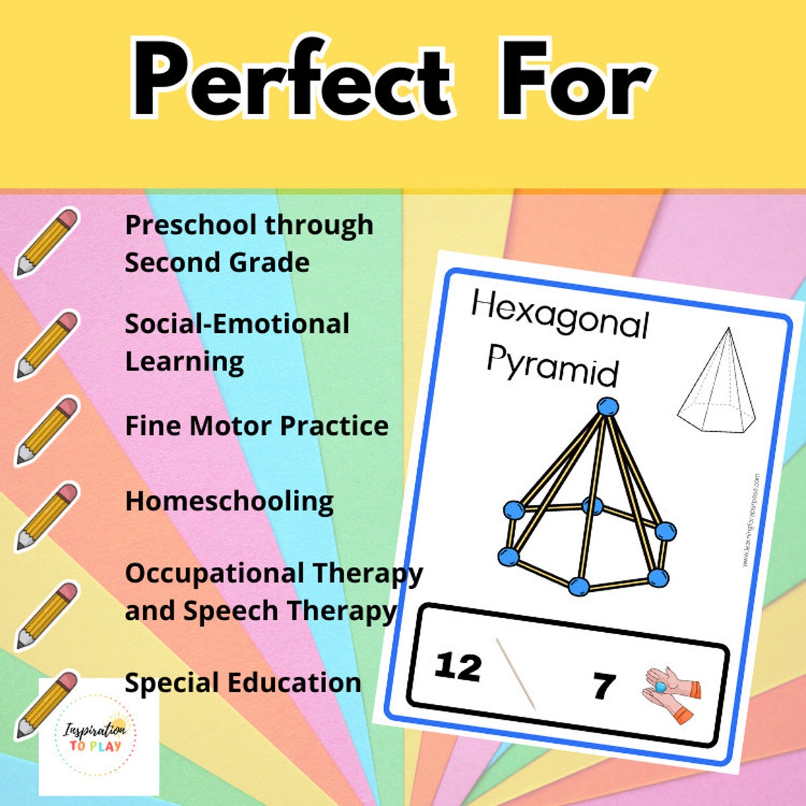 3-D Shapes Playdough Toothpick Building Mats - Etsy