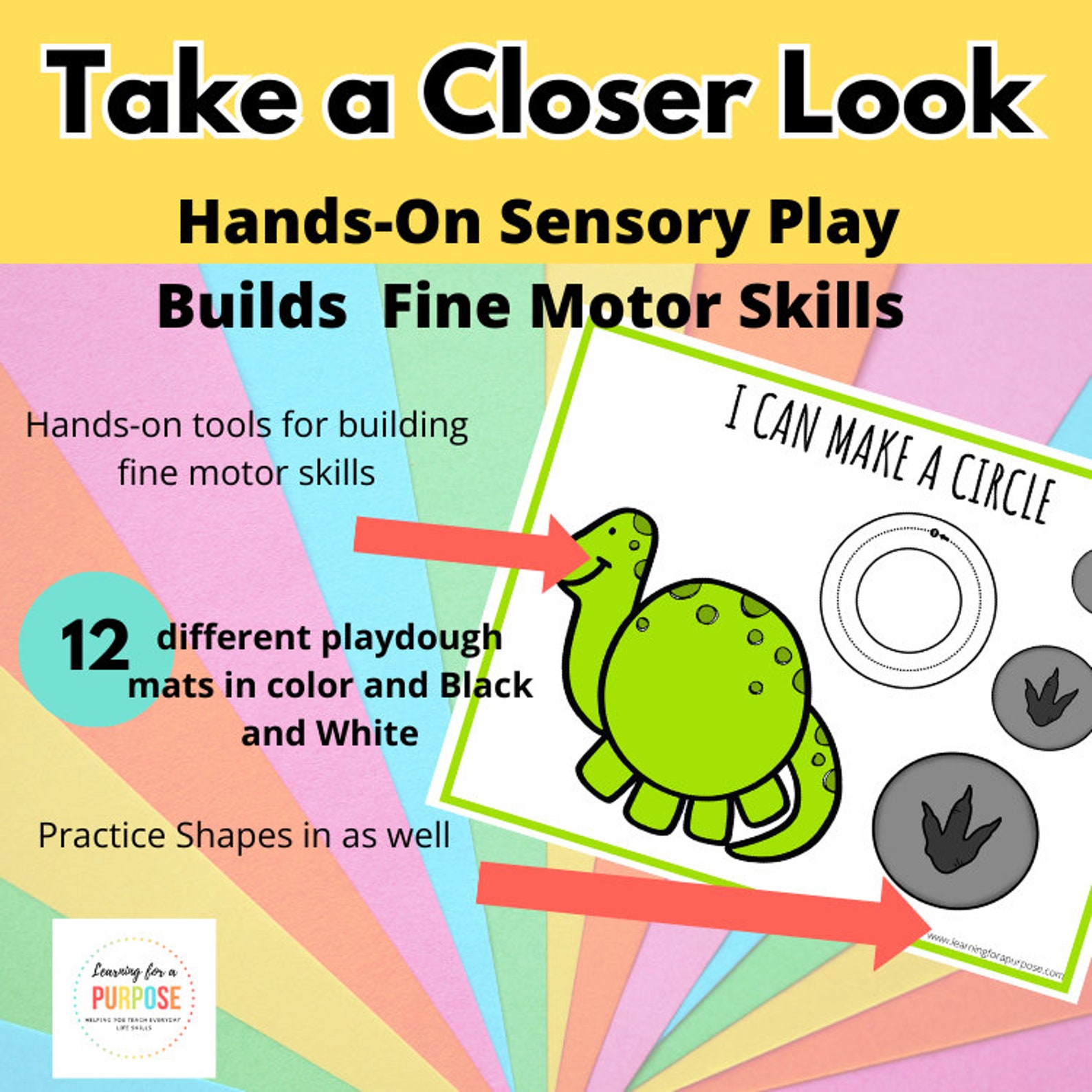 Dinosaur Shape Building Playdough Mats - Etsy