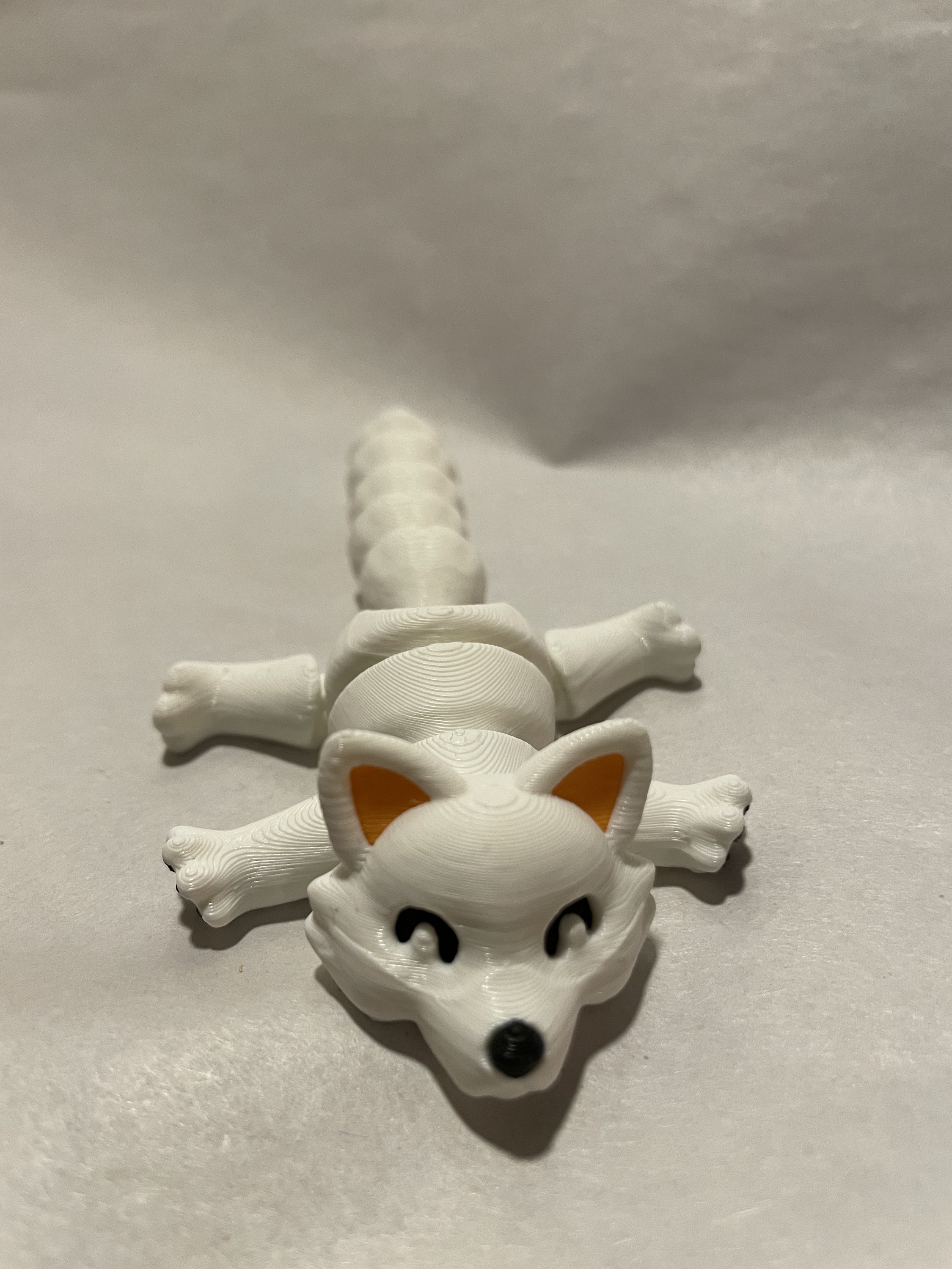 Cute Articulating Snow Fox Fidget Toy - Etsy