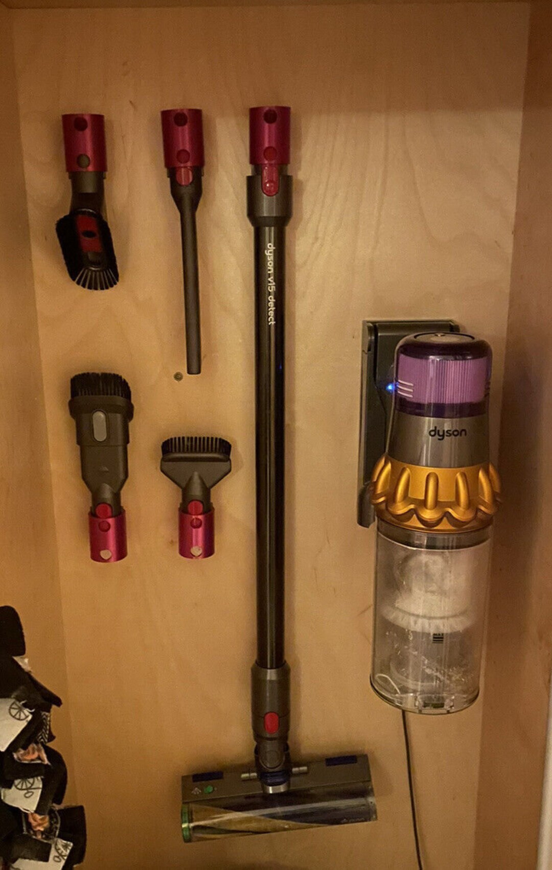 Dyson V12 V15 V11 V10 Wall Mount Attachment Storage Rack - Etsy