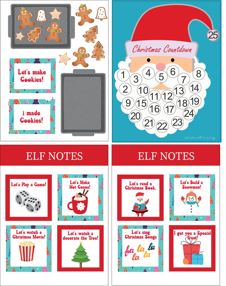Elf Kit Bundle, Elf Kit Printable, Kids Christmas Traditions, Elf ...