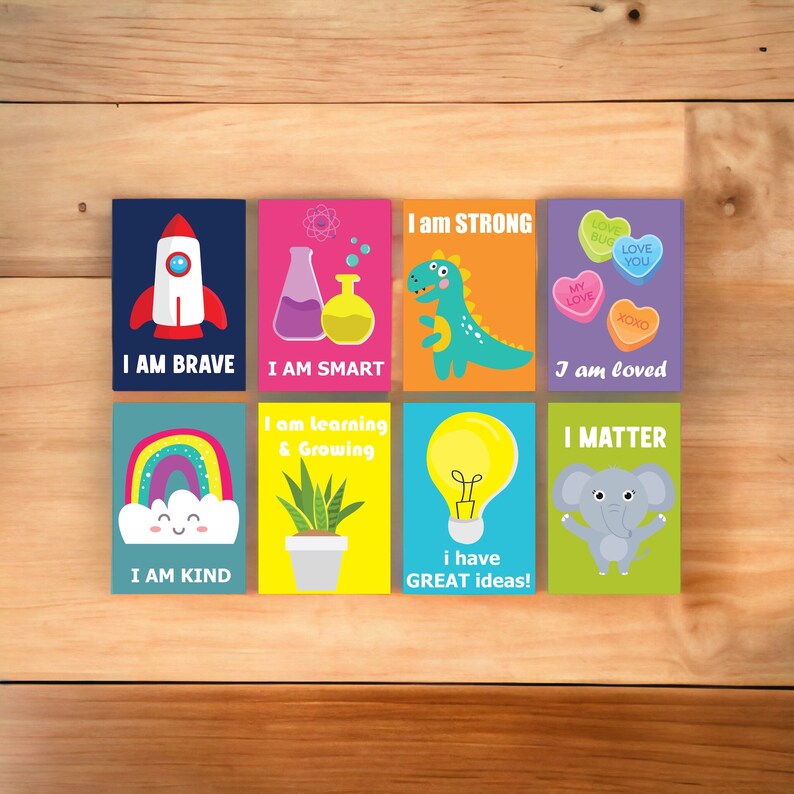 Affirmation Cards for Kids, Motivational Cards, Kids Positivity Cards ...