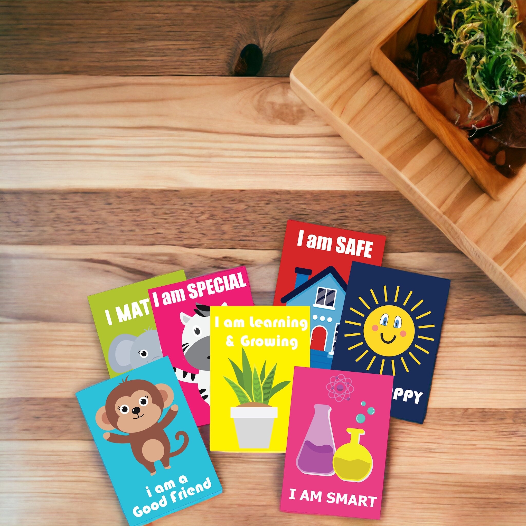 Affirmation Cards for Kids, Motivational Cards, Kids Positivity Cards ...