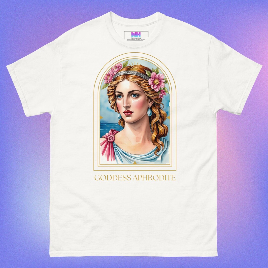 Goddess Aphrodite Classic Comfort Plus Size Graphic T-shirt Gift Idea ...