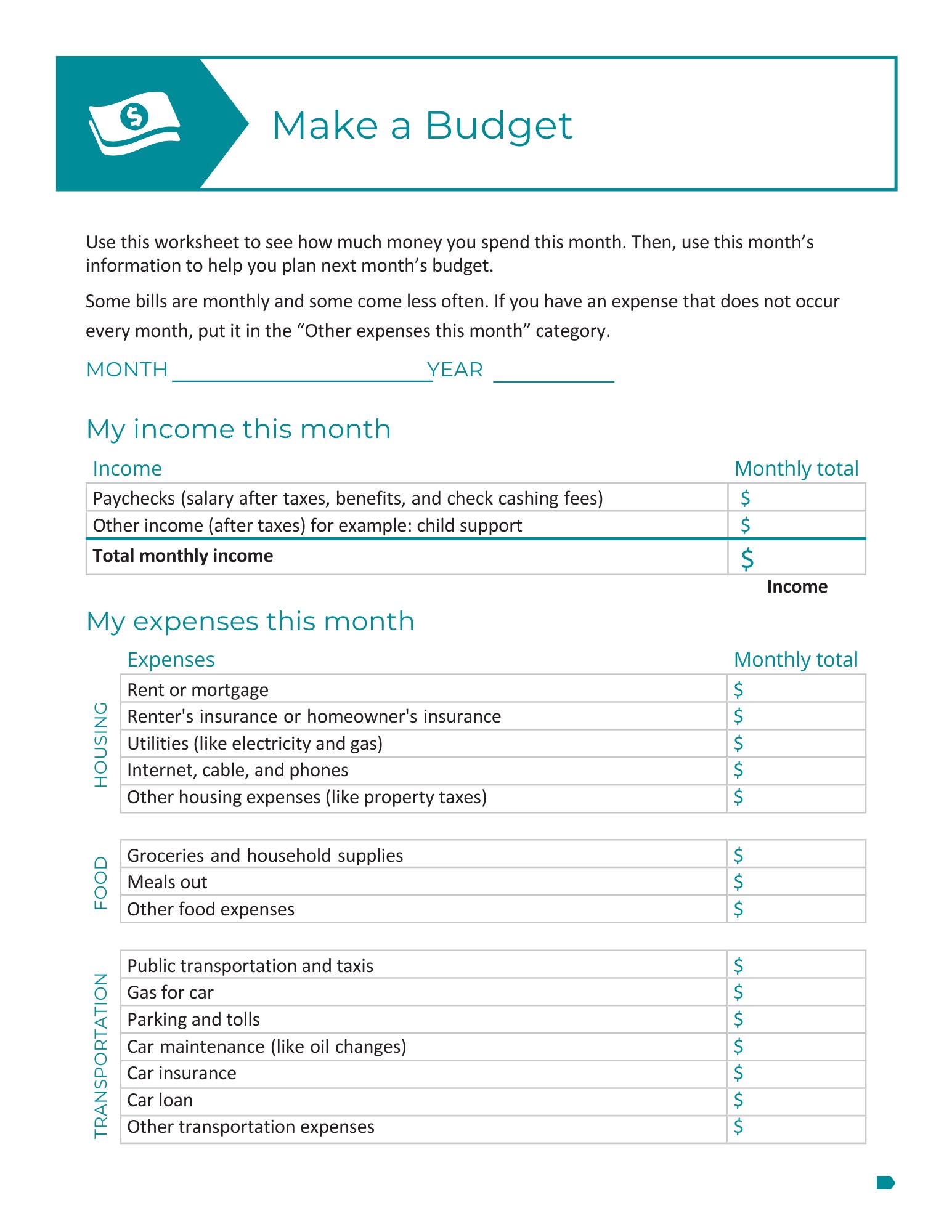 2025 Budget Worksheet - Etsy