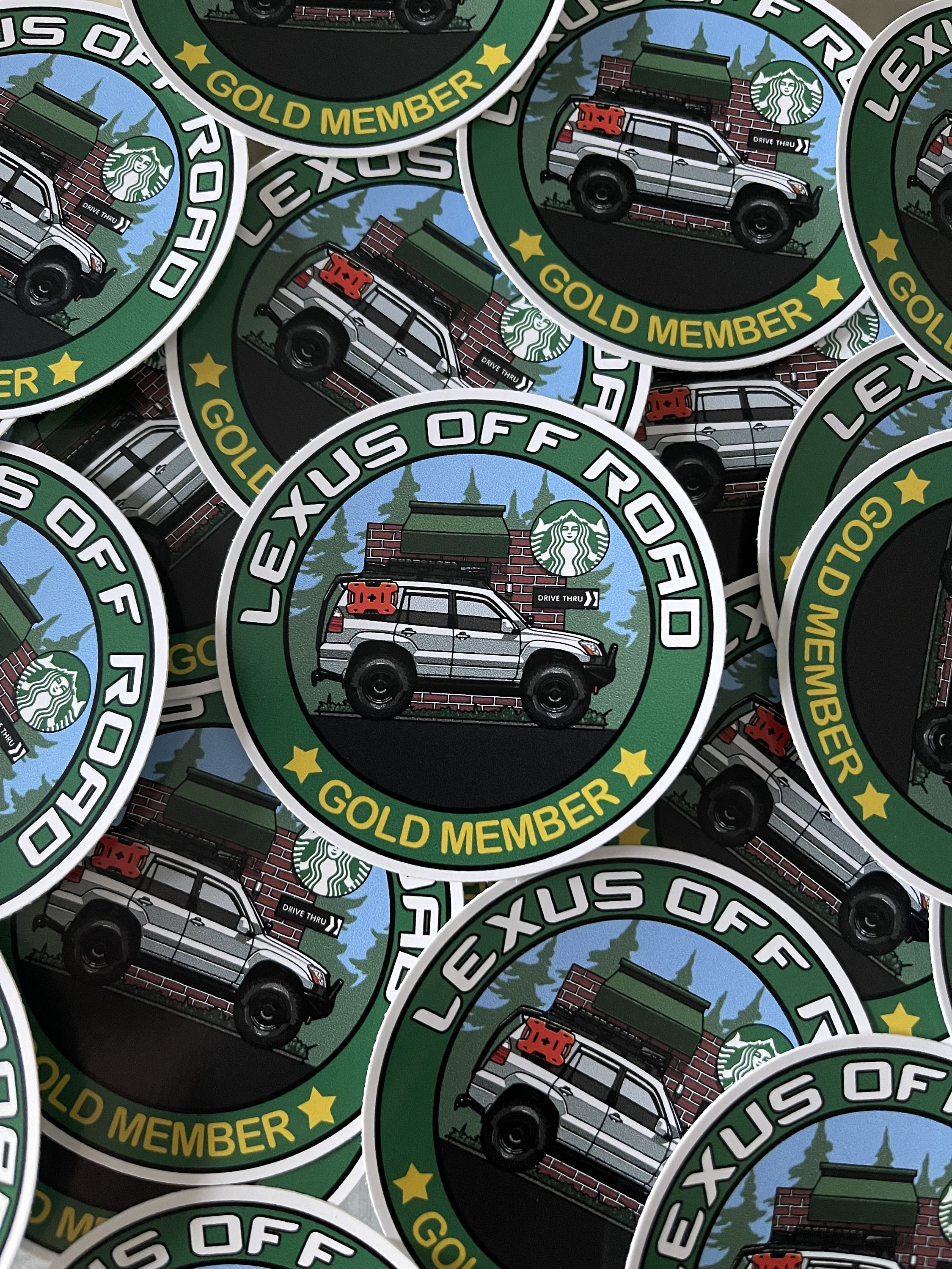 Lexus GX470 Drive Thru Sticker - Etsy