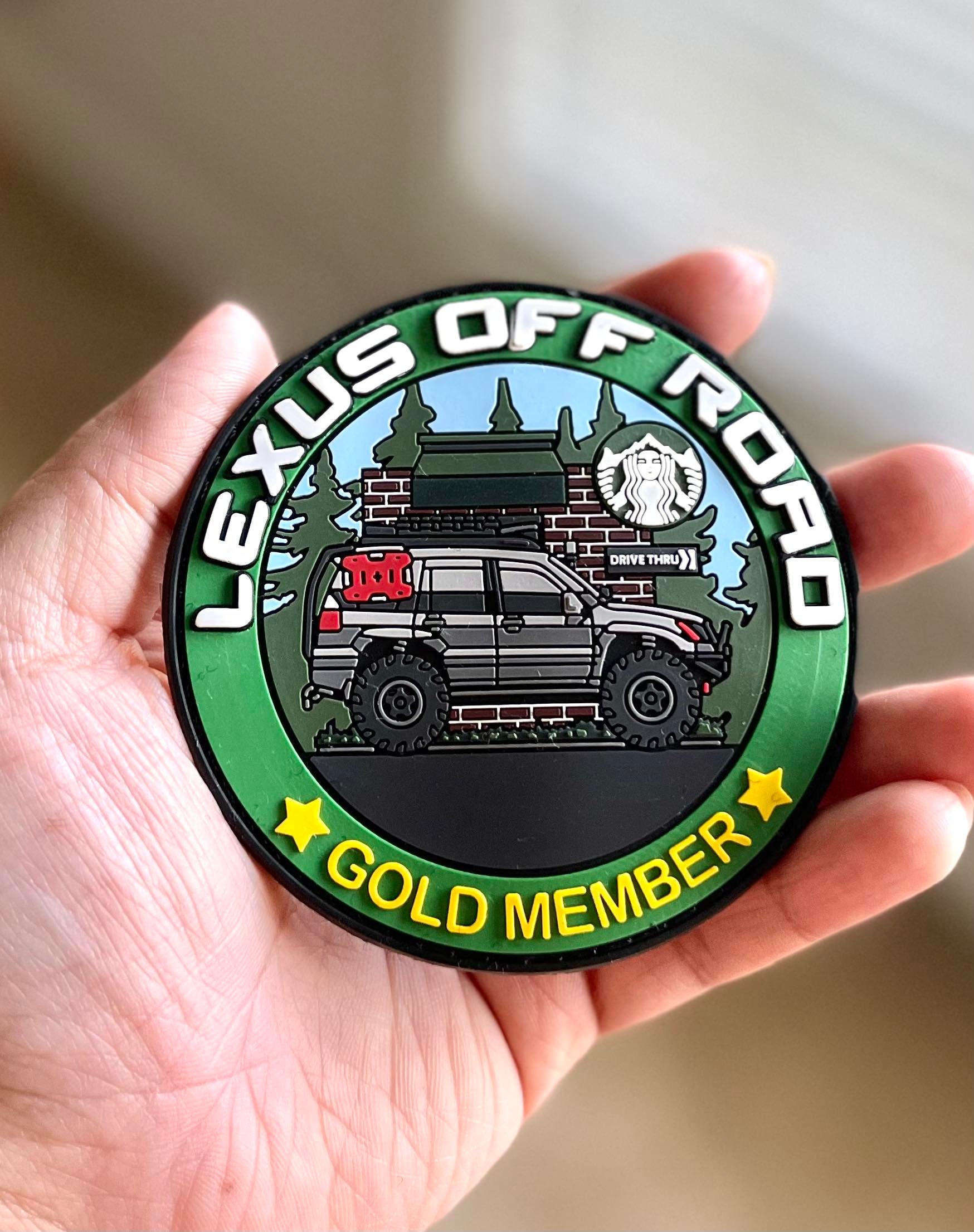 Lexus Off-road Gold Member PVC Patch - Etsy