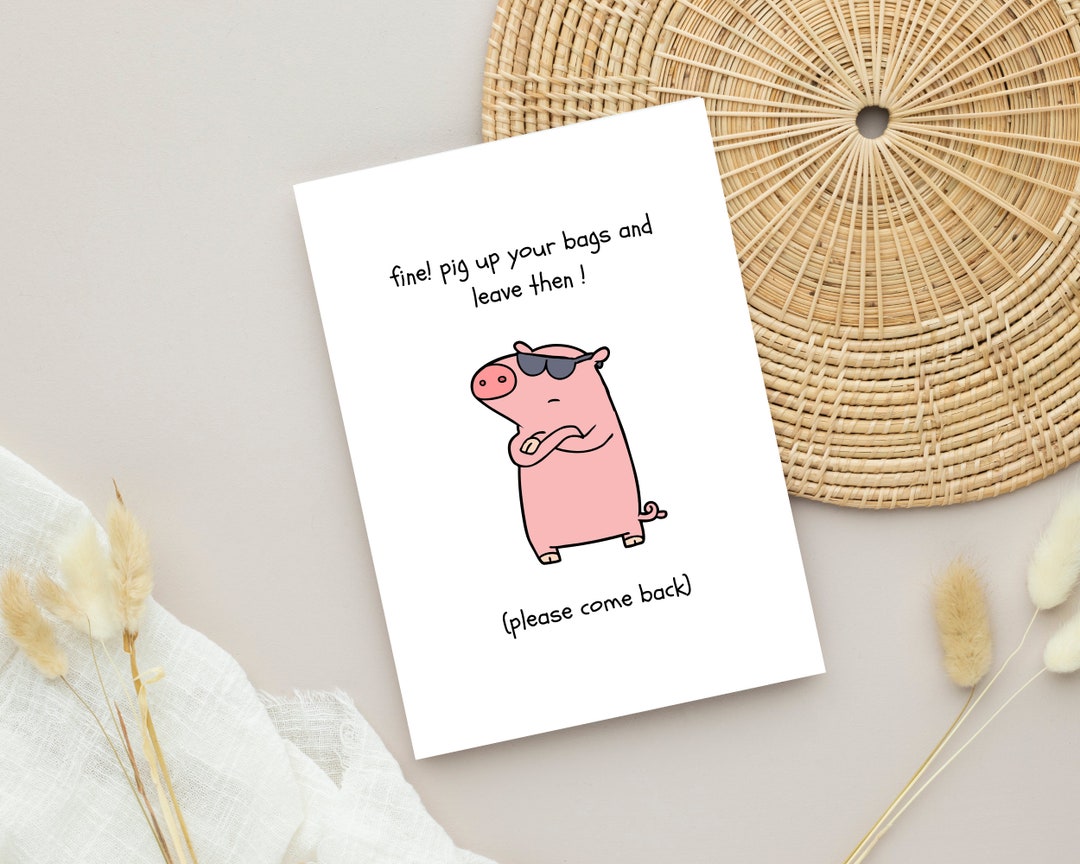 Please Come Back Card for Coworker Funny Gift Work Bestie Card for Her ...