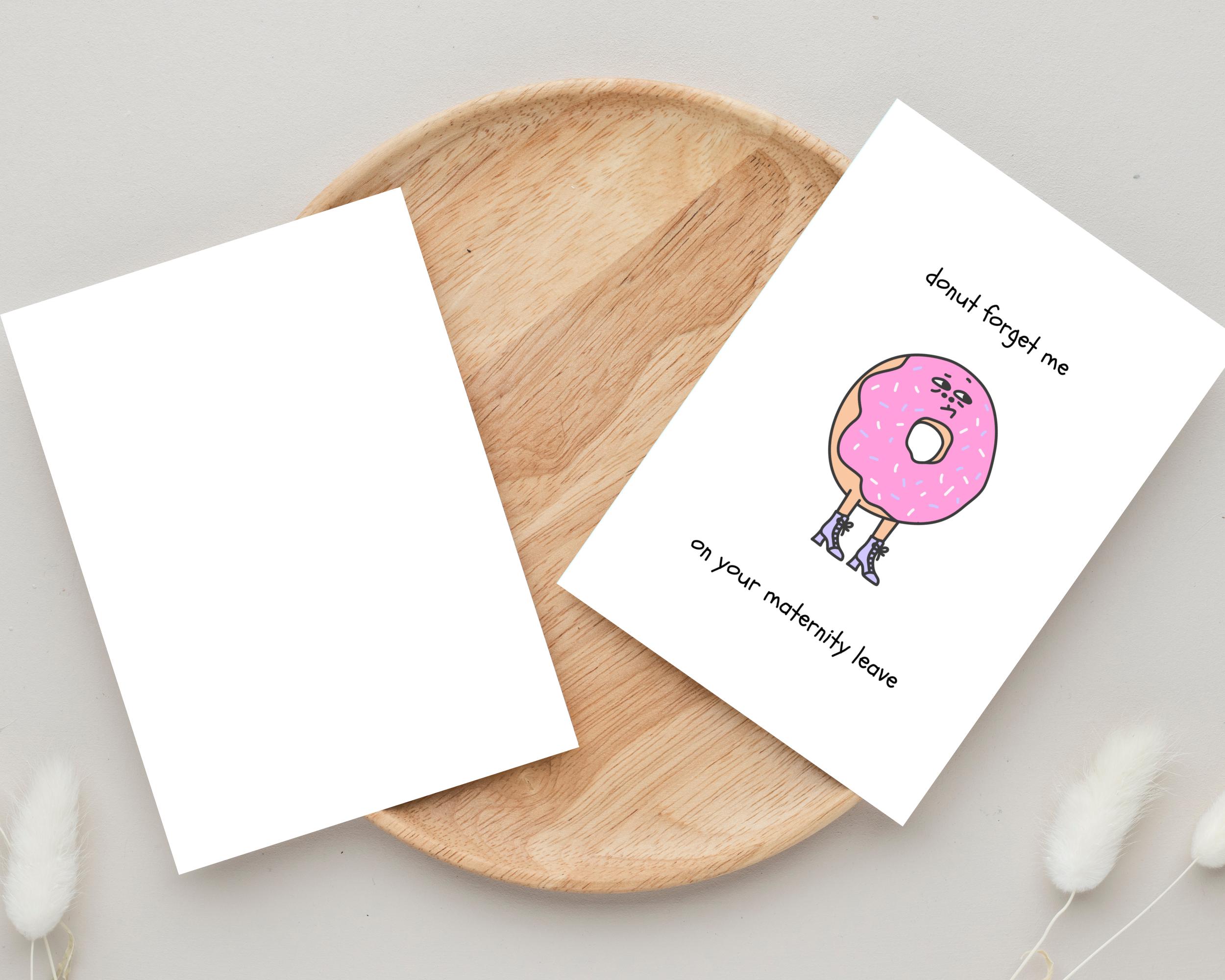 Pun Card Maternity Leave Coworker Gift Friend Sarcastic Card for New ...