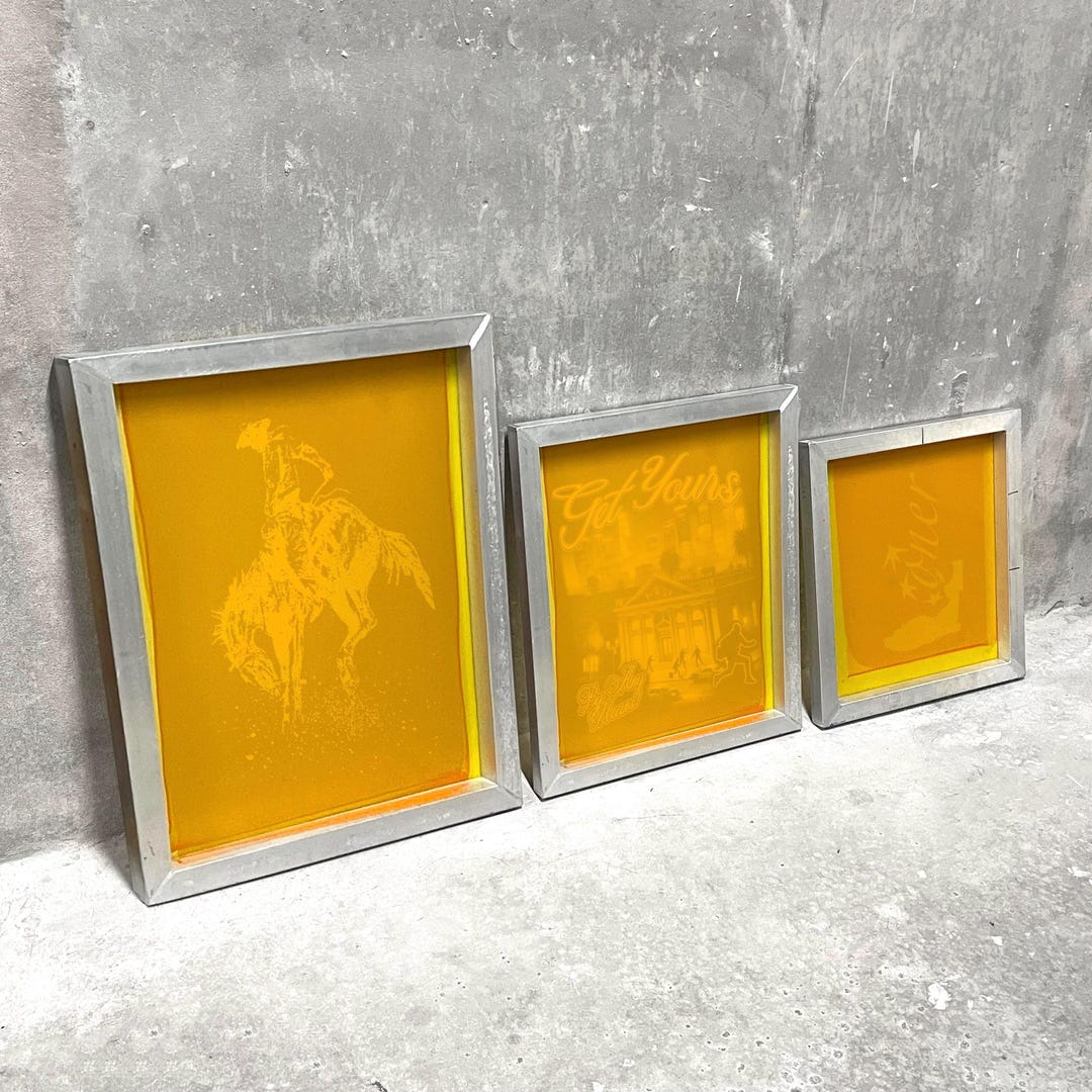 Pre-burned Silk Screen, DIY Silk Screen Printing, Custom Screen ...