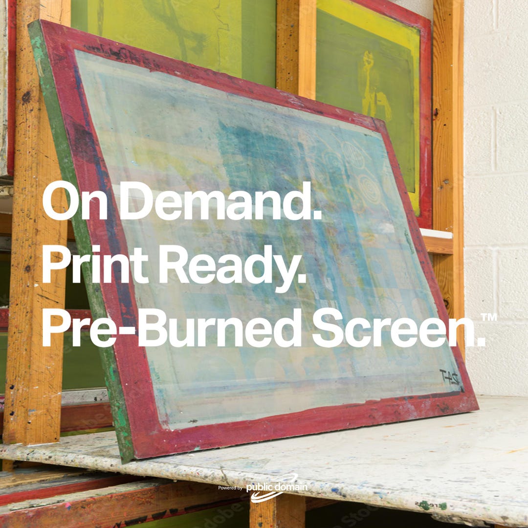 Pre-burned Silk Screen, DIY Silk Screen Printing, Custom Screen ...