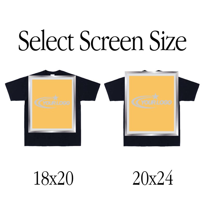 Pre-burned Screen: Custom Silk Screen Printing Frames - Etsy