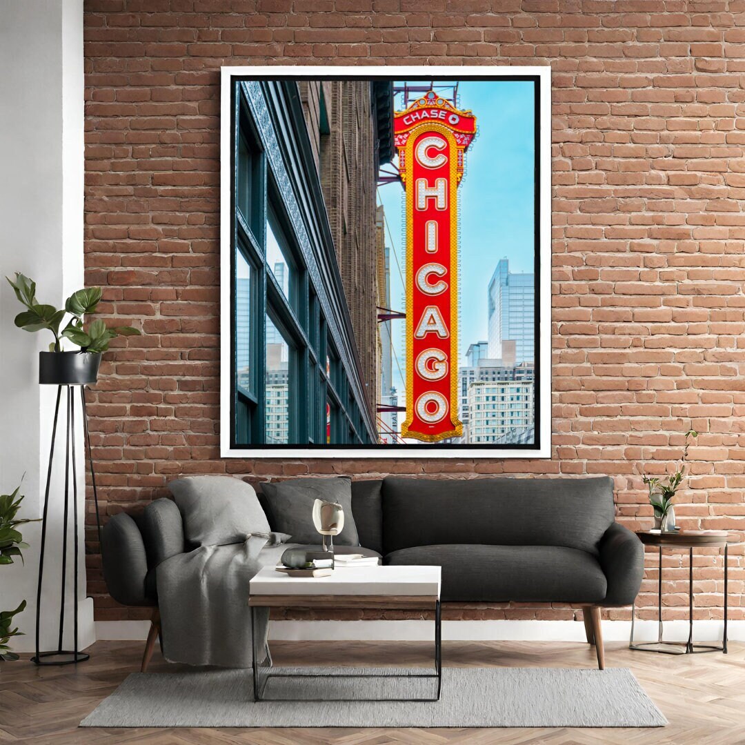 Wall Art Wall Decor Unframed Printed Art Chicago Wall Decor Print Urban ...