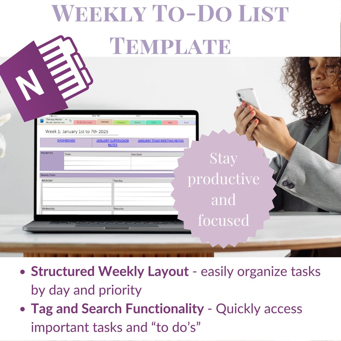 Onenote SOAP Note Template for Therapists | Digital Clinical ...