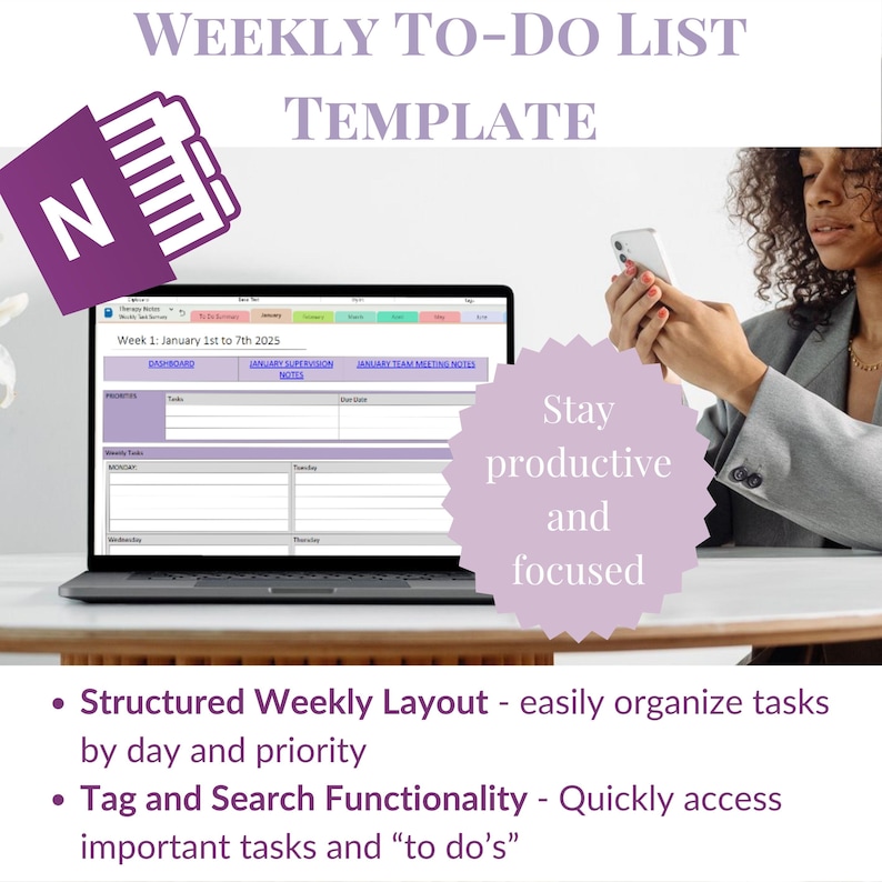 SOAP Note Onenote Template | Digital Clinical Documentation Notebook ...