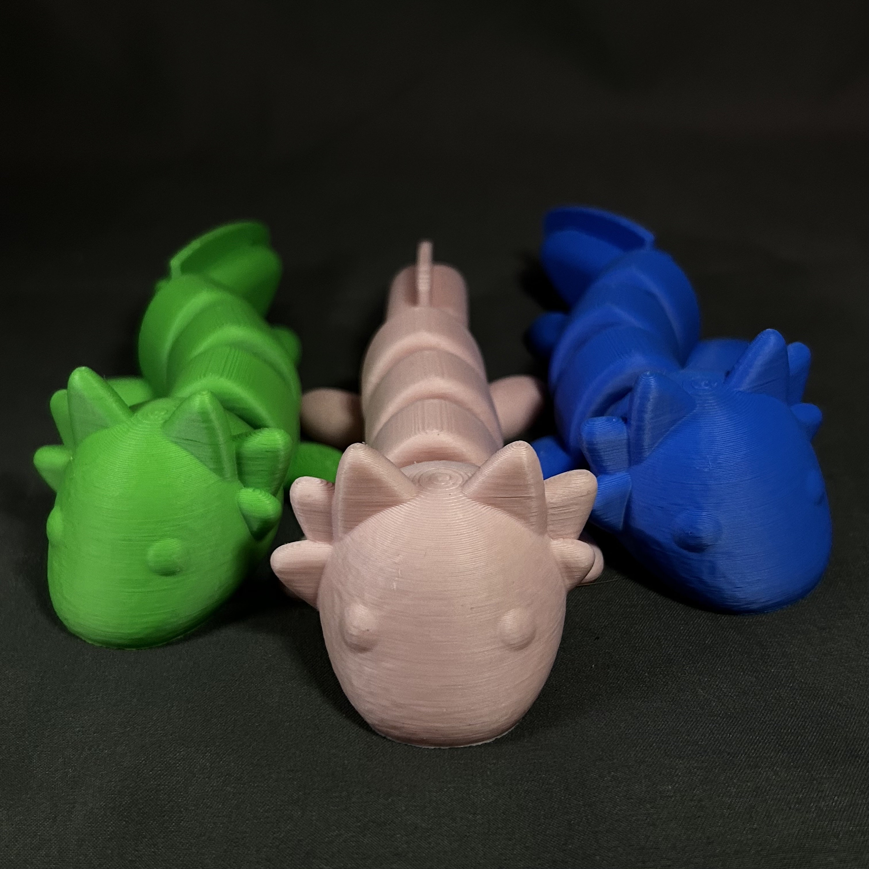 AXOLOTL Articulated 3D Printed Desk Toy - Etsy