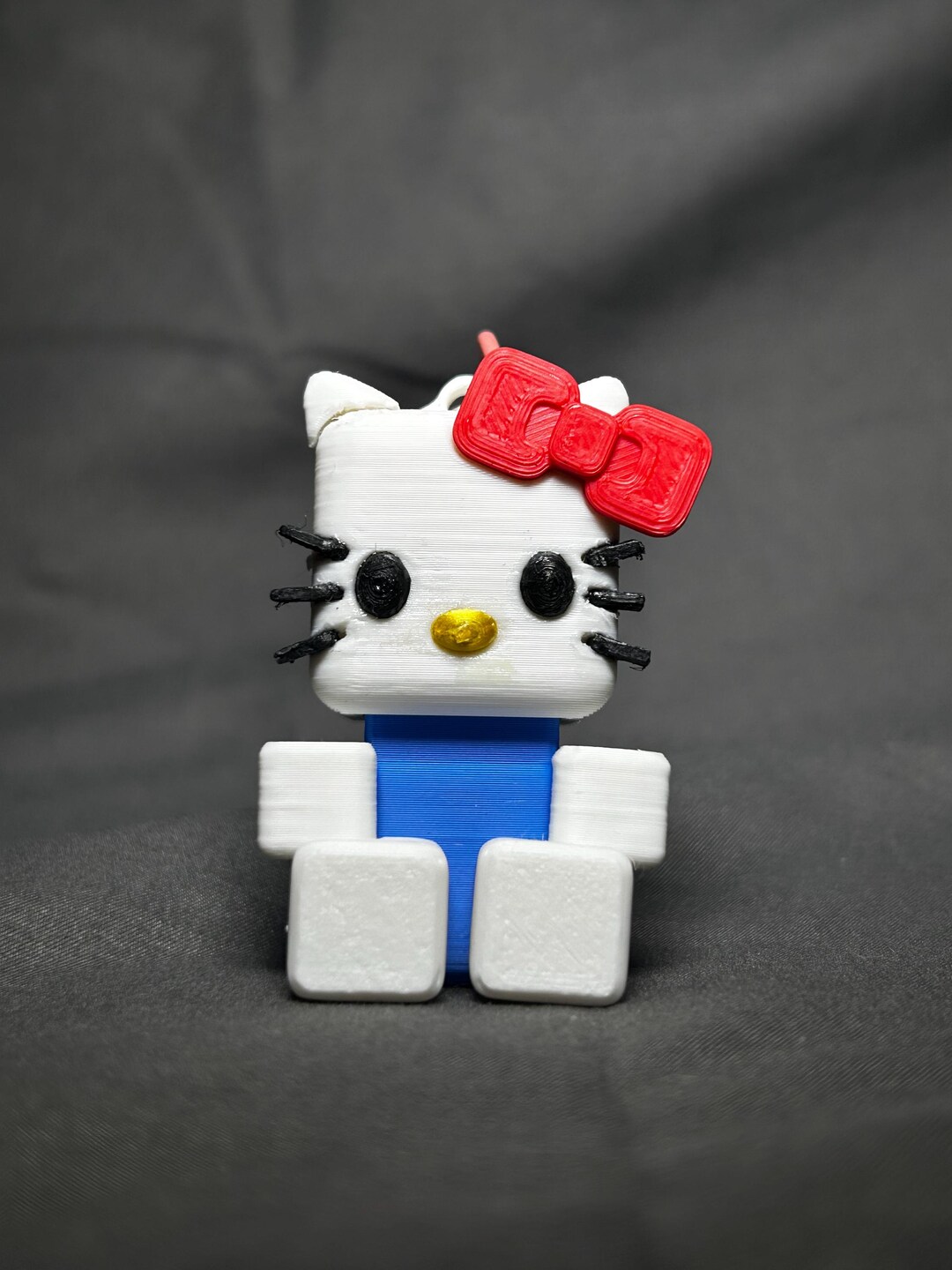Cube Baby | Hello Kitty Fidget Keychain | 3D Printed Mini Collectible ...