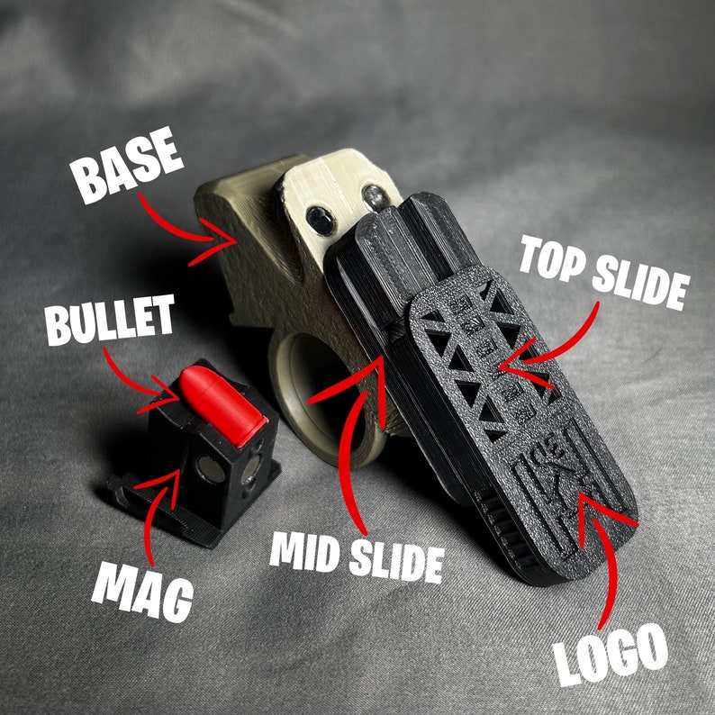 RELOADED | 6 in 1 Fidget Desk Toy | One-of-a-kind Original 3D Printed ...