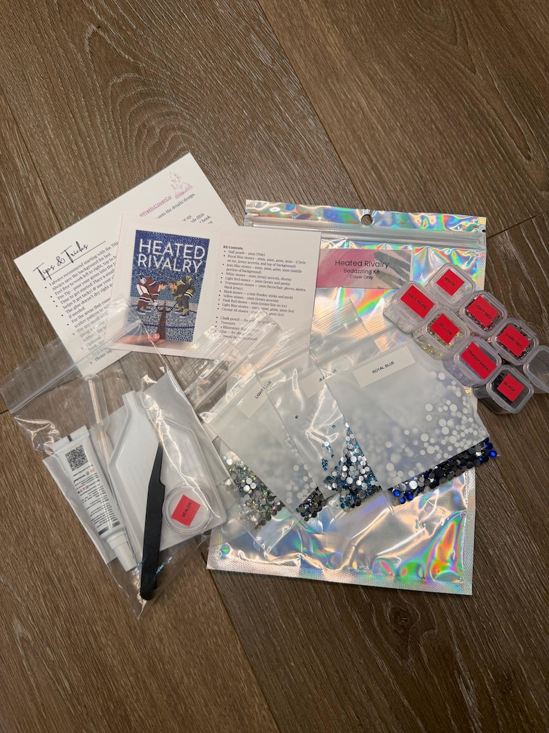 CUSTOM DIY Book Bedazzling Kit - Message Before Ordering! - Etsy UK