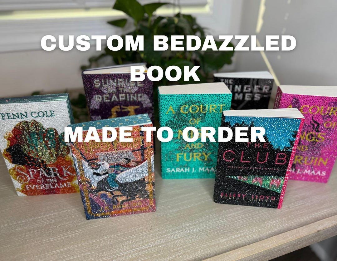 Custom Bedazzled Book (made to Order!) - Etsy