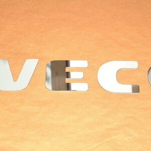 Iveco Trucks Sign / Badge Cover 3D Pressed Super Polished Stainless ...