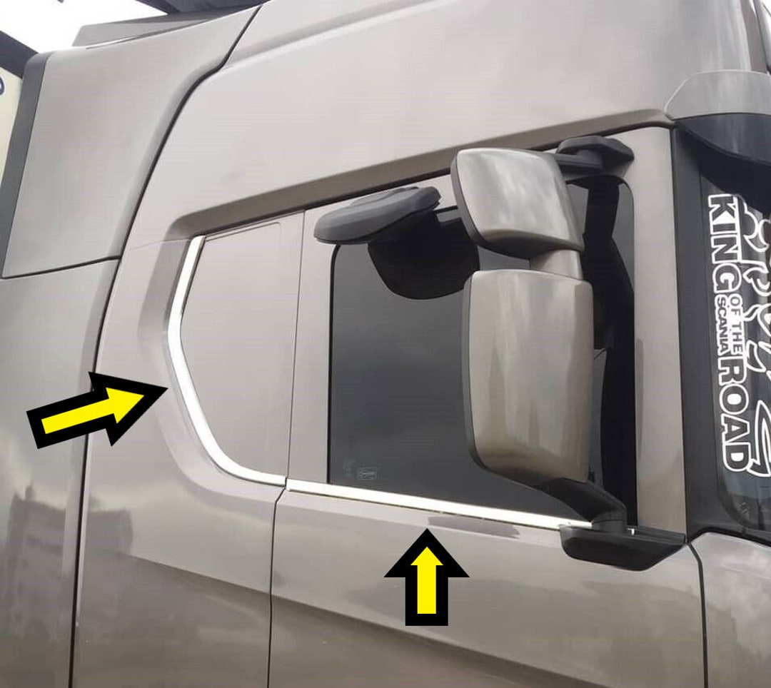 Scania S Series 2017-UP Chrome Windows Trim 4 Pcs - Etsy Australia