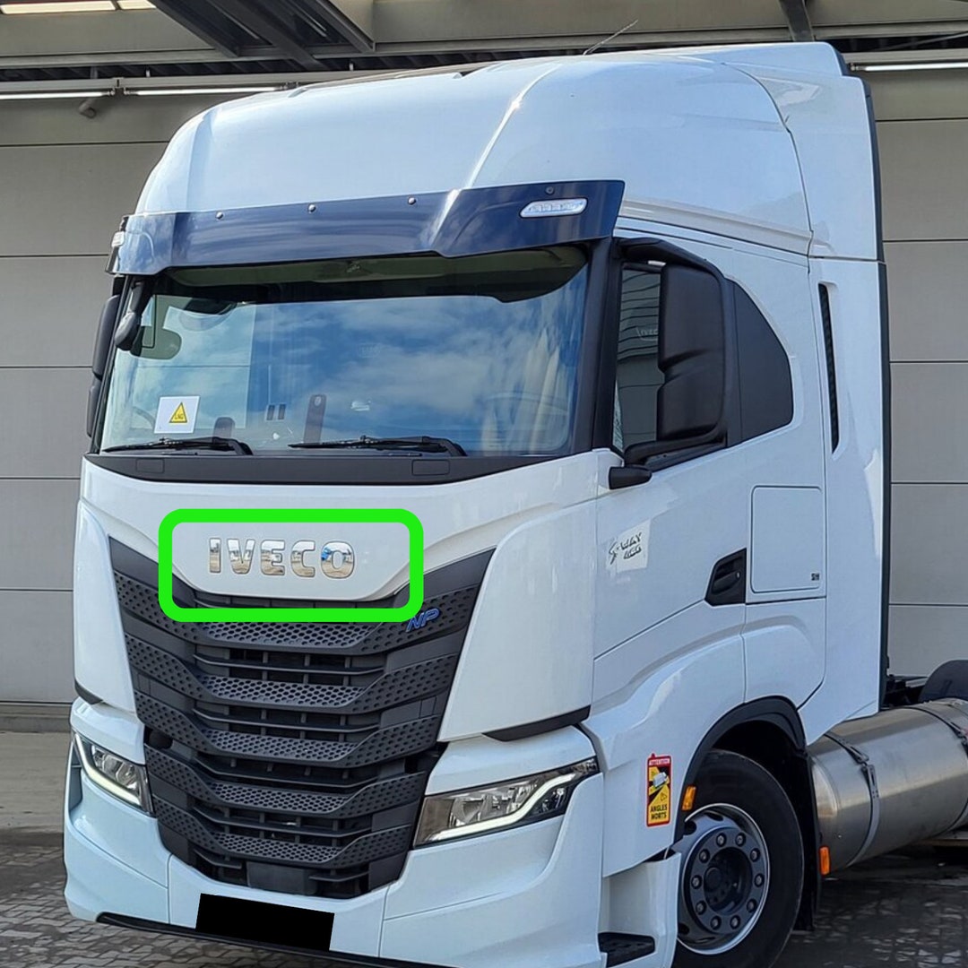 Iveco Trucks Sign / Badge Cover 3D Pressed Super Polished Stainless ...