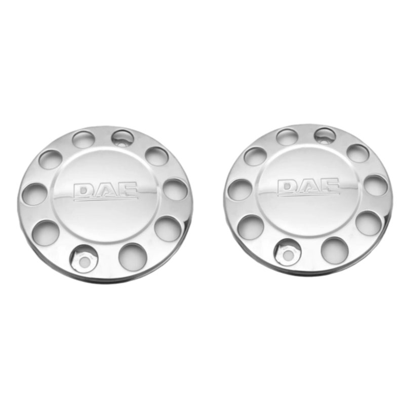 DAF Truck & Bus 22.5 Wheel Hub Cap Chrome Stainless Steel embossing ...
