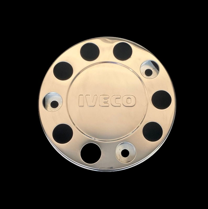 For Iveco Truck & Bus 22.5 Wheel Hub Cap Chrome Stainless Steel ...