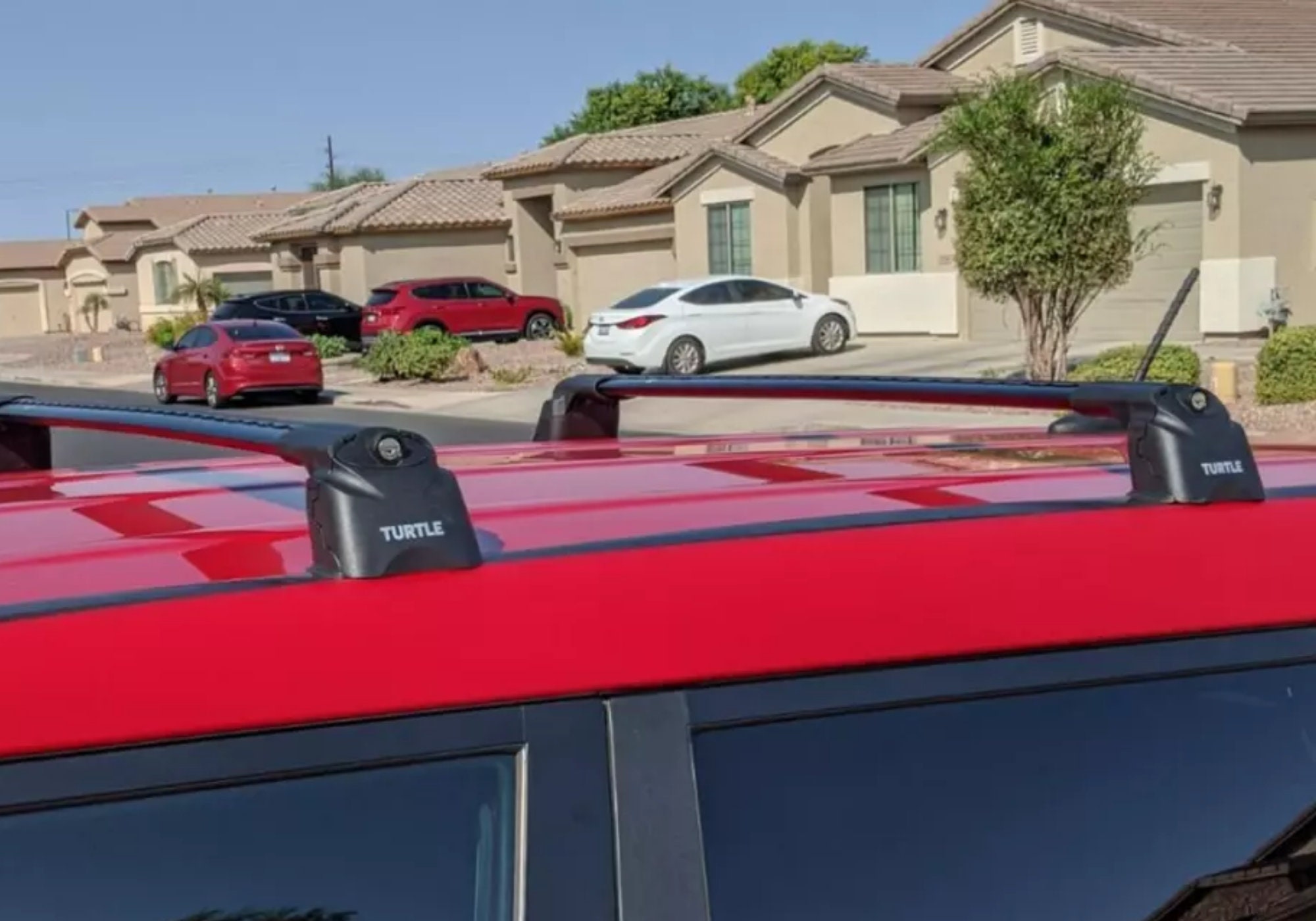 Roof Rack Top Bars Cross Bars Rails Black 2X Carrier Luggage Rack ...