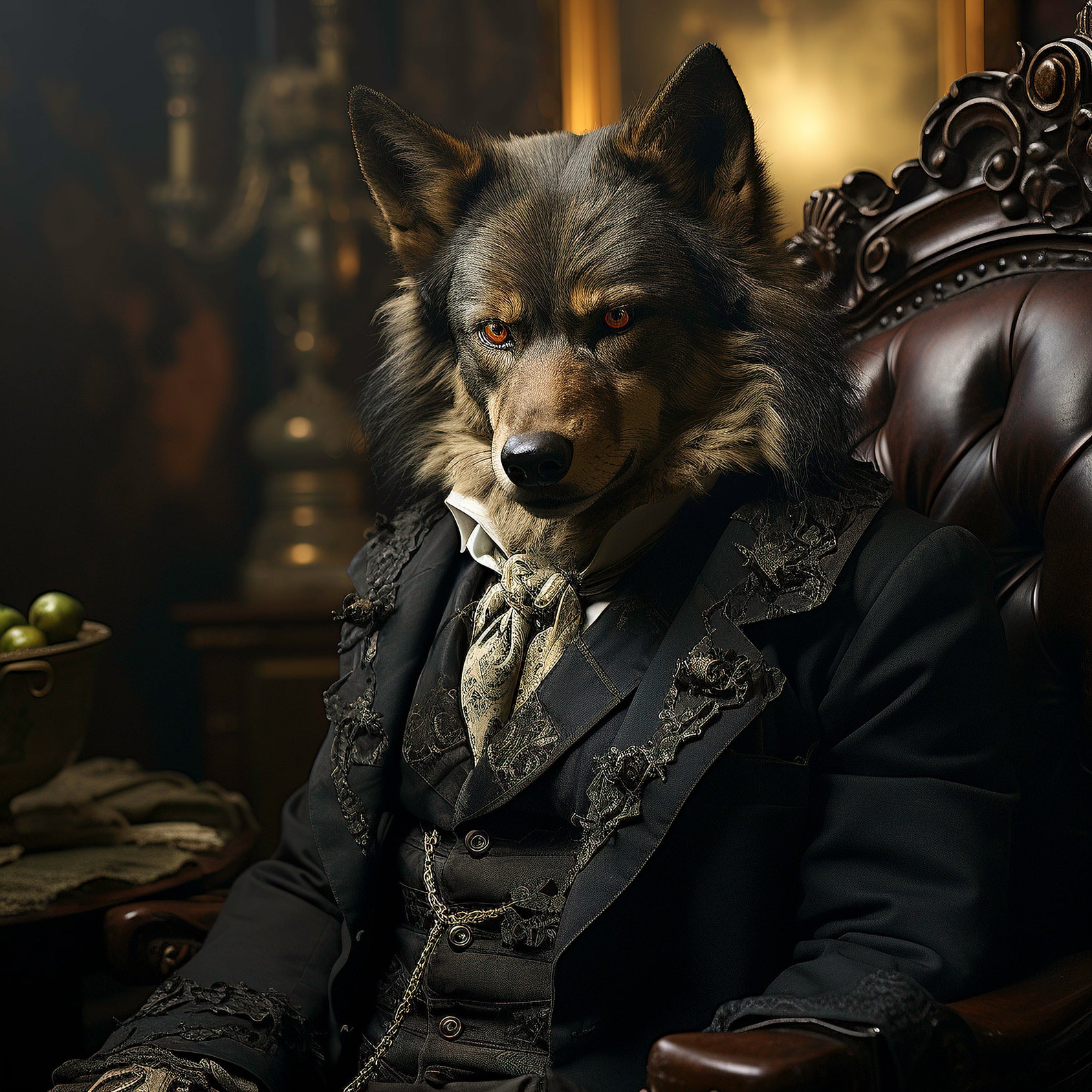 Victorian Financial Wolf: the Wolf of Wall Street in Elite Gentleman's ...