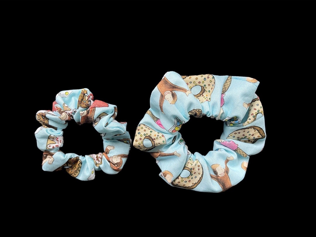 Handmade Curious George Character Scrunchies. Gift for Her, Stocking ...
