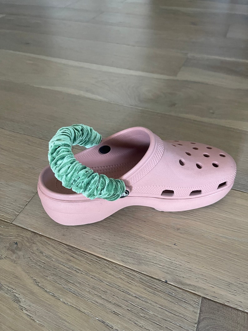 Croc Scrunchie Pair. Shoe Accessory. Fun Luxe Collection. Multiple ...