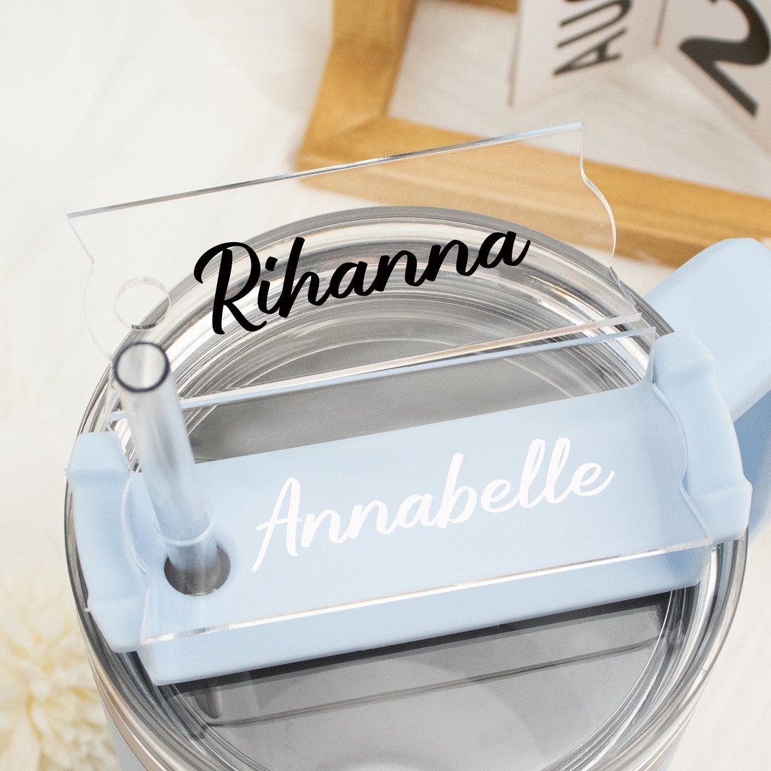 Personalized Tumbler Name Tag,40oz Tumbler Name Tag,custom Acrylic Name ...