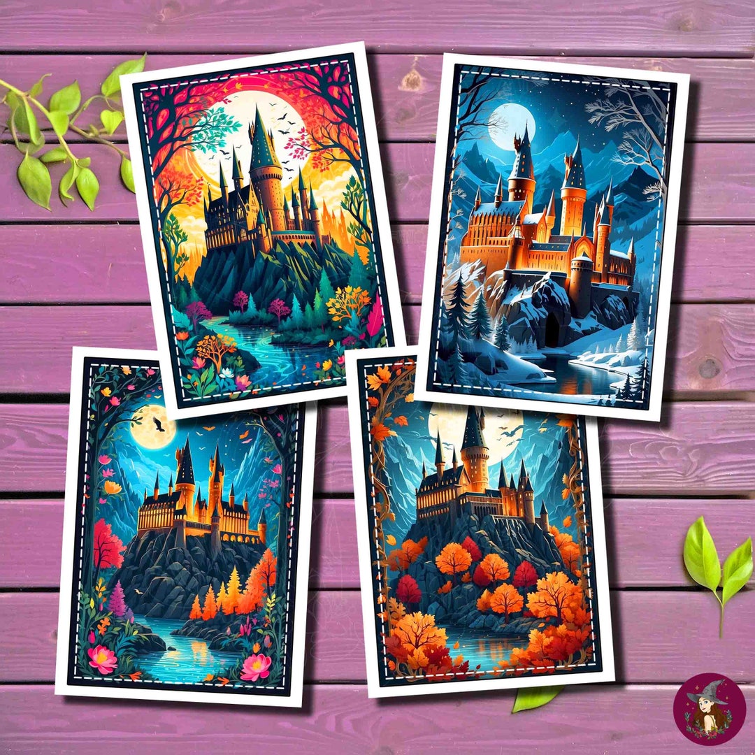 Wizard Castle Postcards - Etsy