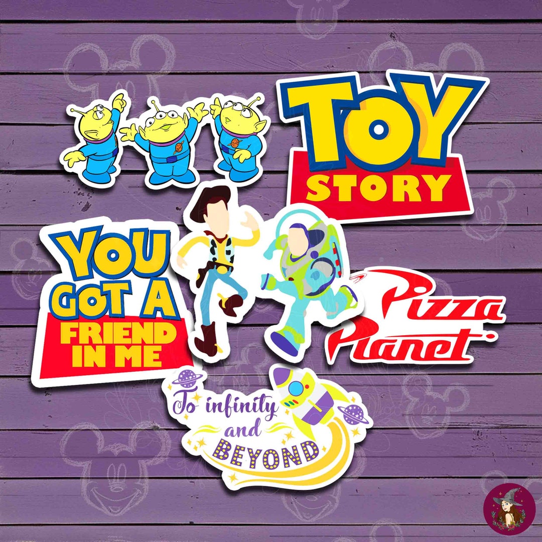Toy Story Vinyl Stickers, Disney Laptop Sticker, Planner, Scrapbook ...
