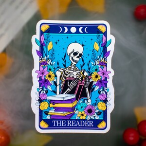Tarot Card Vinyl Sticker - Etsy