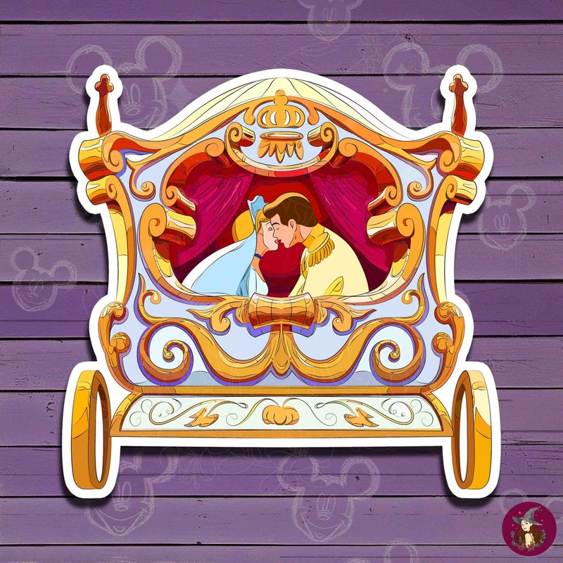 Cinderella Stickers - Etsy